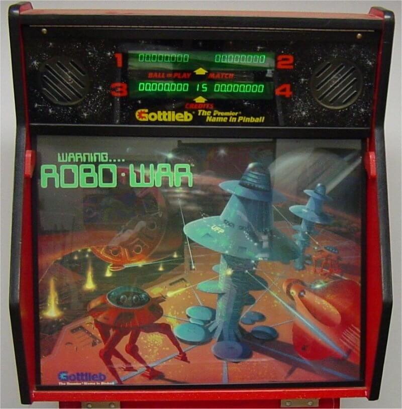 Robo-War (Gottlieb, 1988) Pinball Mods and LED Lighting