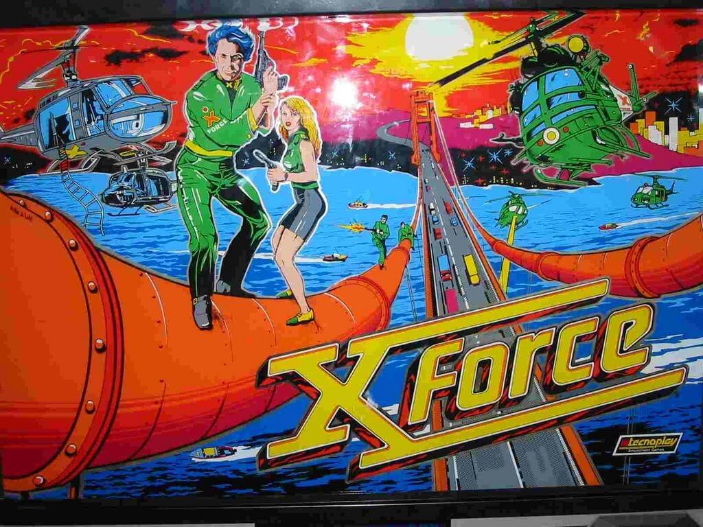 X Force Pinball Mods (Tecnoplay, 1987) Pinball Mods and LED Lighting