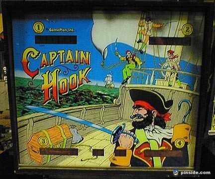 Captain Hook Pinball Mods (Game Plan, 1985 Pinball Mods) Pinball Mods ...