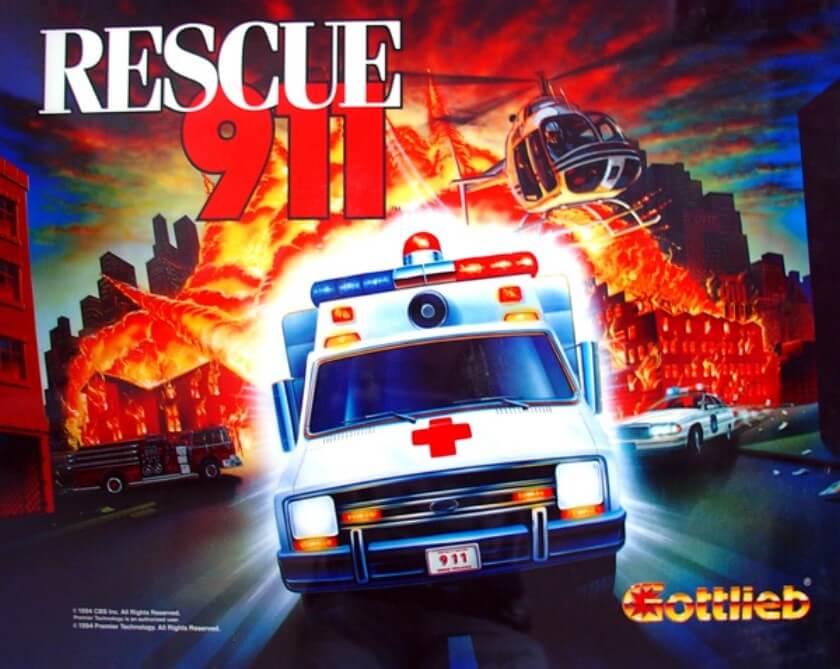 Rescue 911 Pinball Mods (Gottlieb, 1994) Pinball Mods and LED Lighting