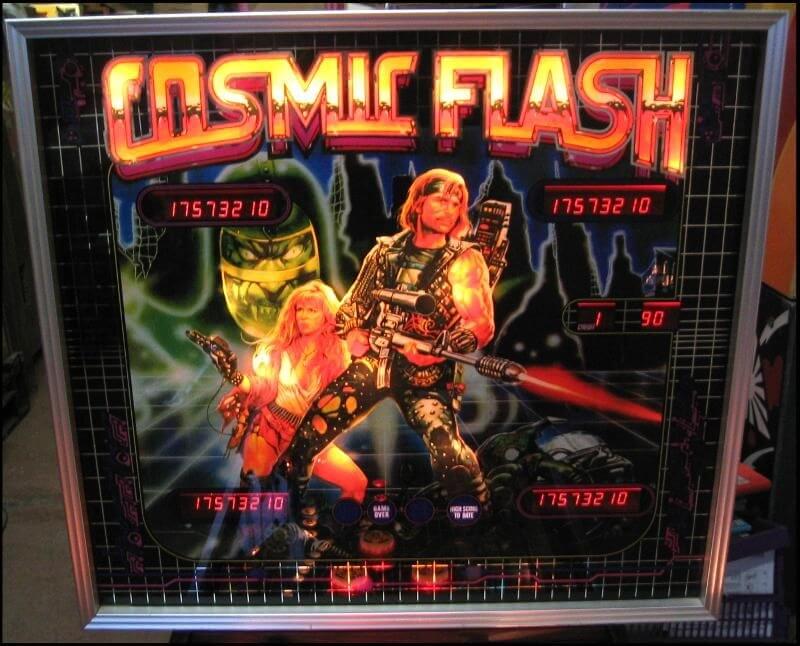 Cosmic Flash (Nsm, 1985) Pinball Mods and LED Lighting
