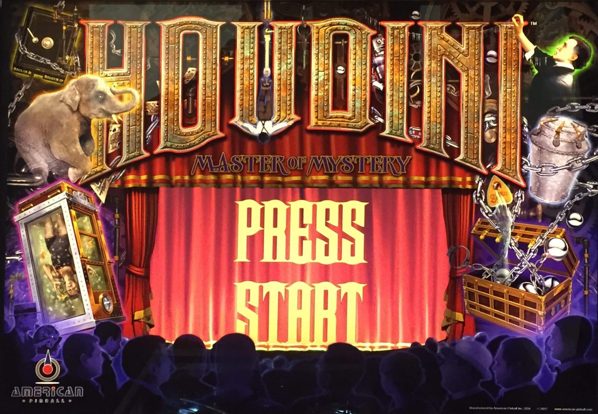 Houdini (American Pinball, 2017) Pinball Mods and LED Lighting