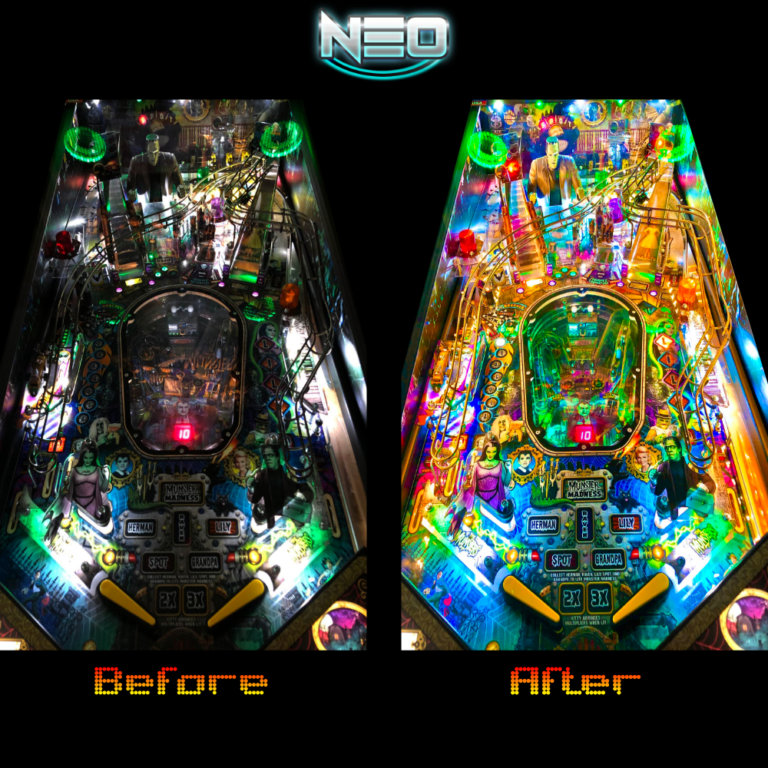 Munsters (Stern, 2019) Pinball Mods and LED Lighting