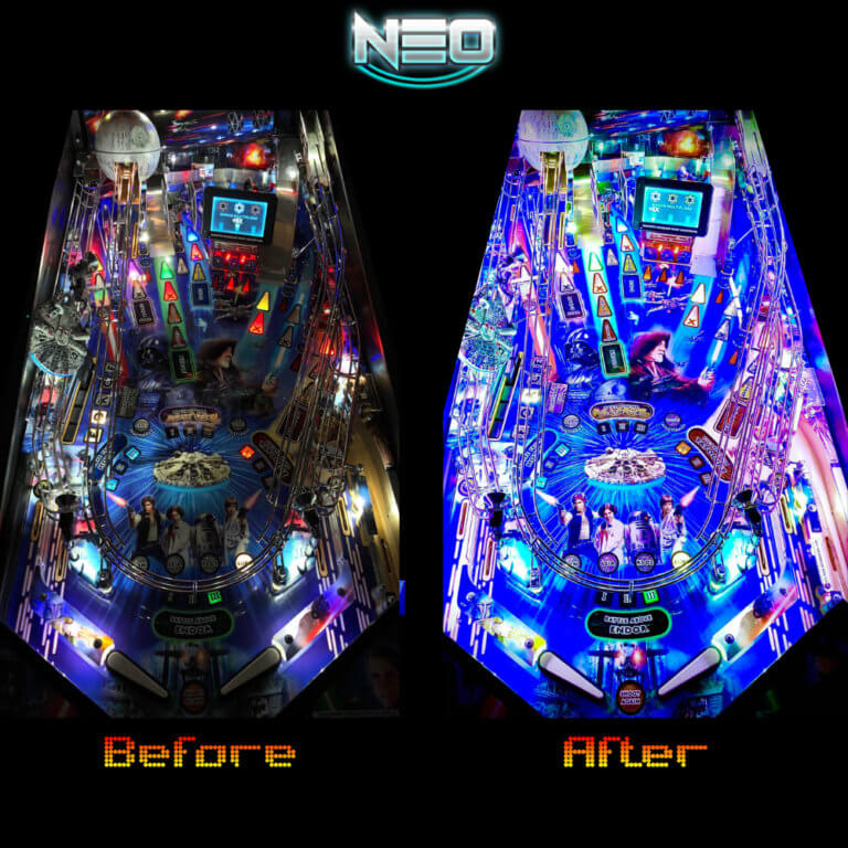Star Wars Pro (Stern, 2017) Pinball Mods and LED Lighting