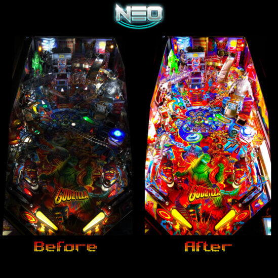 Godzilla (Premium) Pinball Mods Pinball Mods and LED Lighting