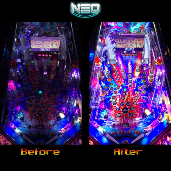 Stranger Things Premium (Stern, 2019) Pinball Mods and LED Lighting