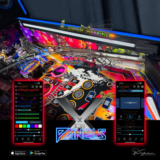 Neo "X" Panels only $499.95 - Pinball Lights and Bulbs for Pin Stadium