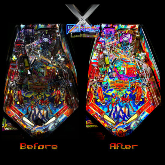 Neo "X" Panels only $499.95 - Pinball Lights and Bulbs for Pin Stadium