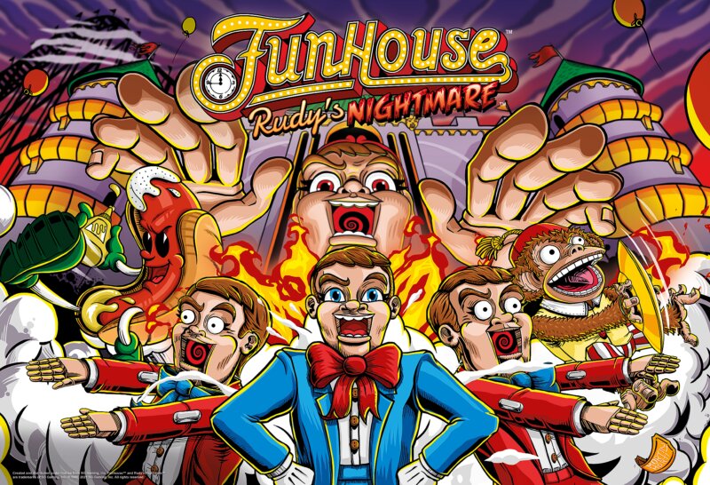 Funhouse 2.0 (Rudy's Nightmare) Pinball Mods Pinball Mods and LED Lighting