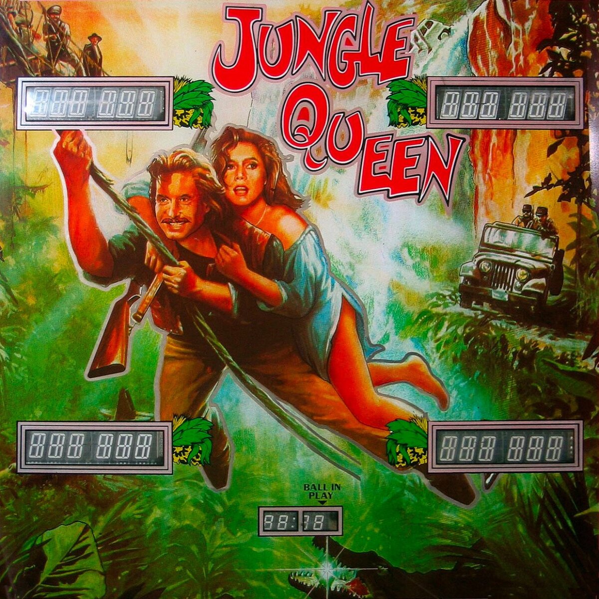 Jungle Queen Pinball Mods Pinball Mods and LED Lighting