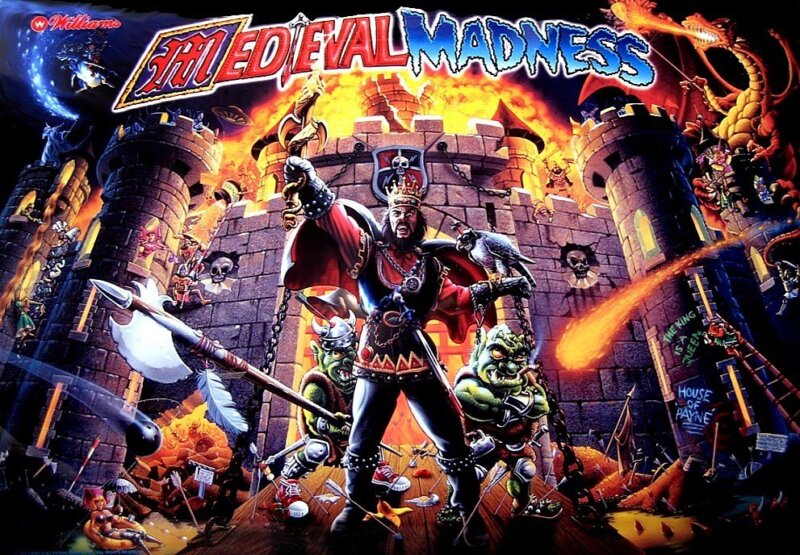 Medieval Madness (Williams, 1997) Pinball Mods and LED Lighting