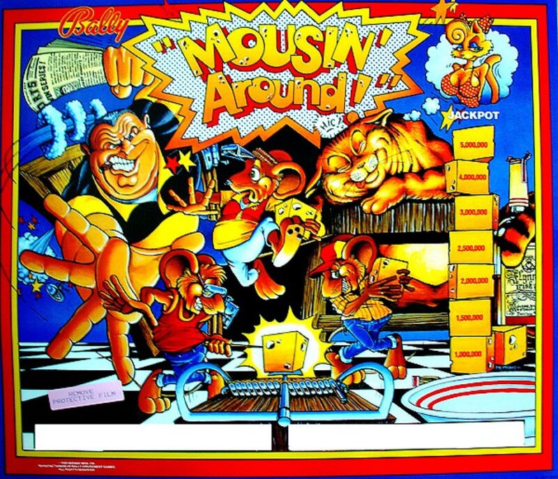 Mousin' Around! (Bally, 1989) Pinball Mods and LED Lighting