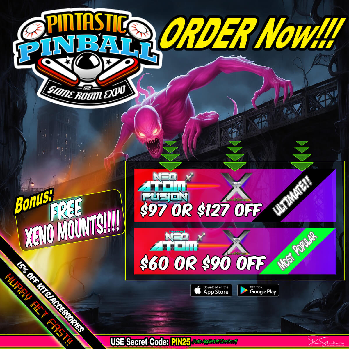 HD Magna-Mounts only $15 - Pinball Lights and Bulbs for Pin Stadium